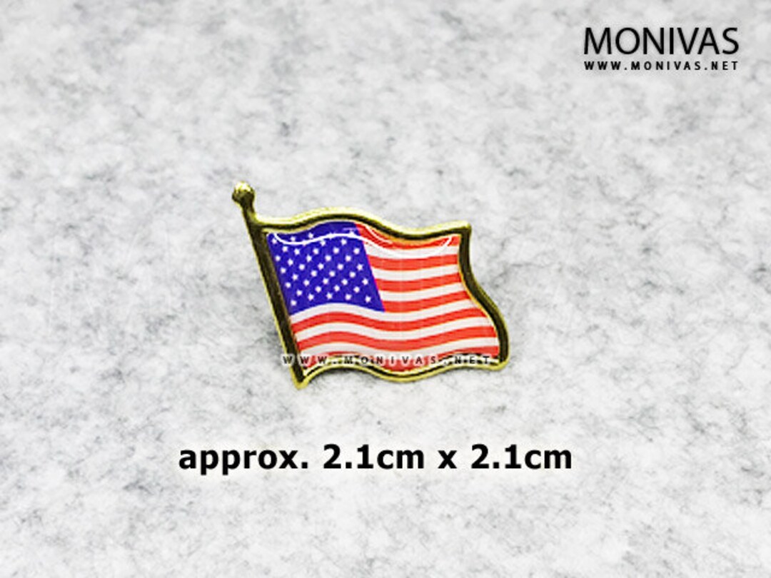 Usa Flag Enamel Pin America Collar Lapel Badge Brooch Decorations Etsy