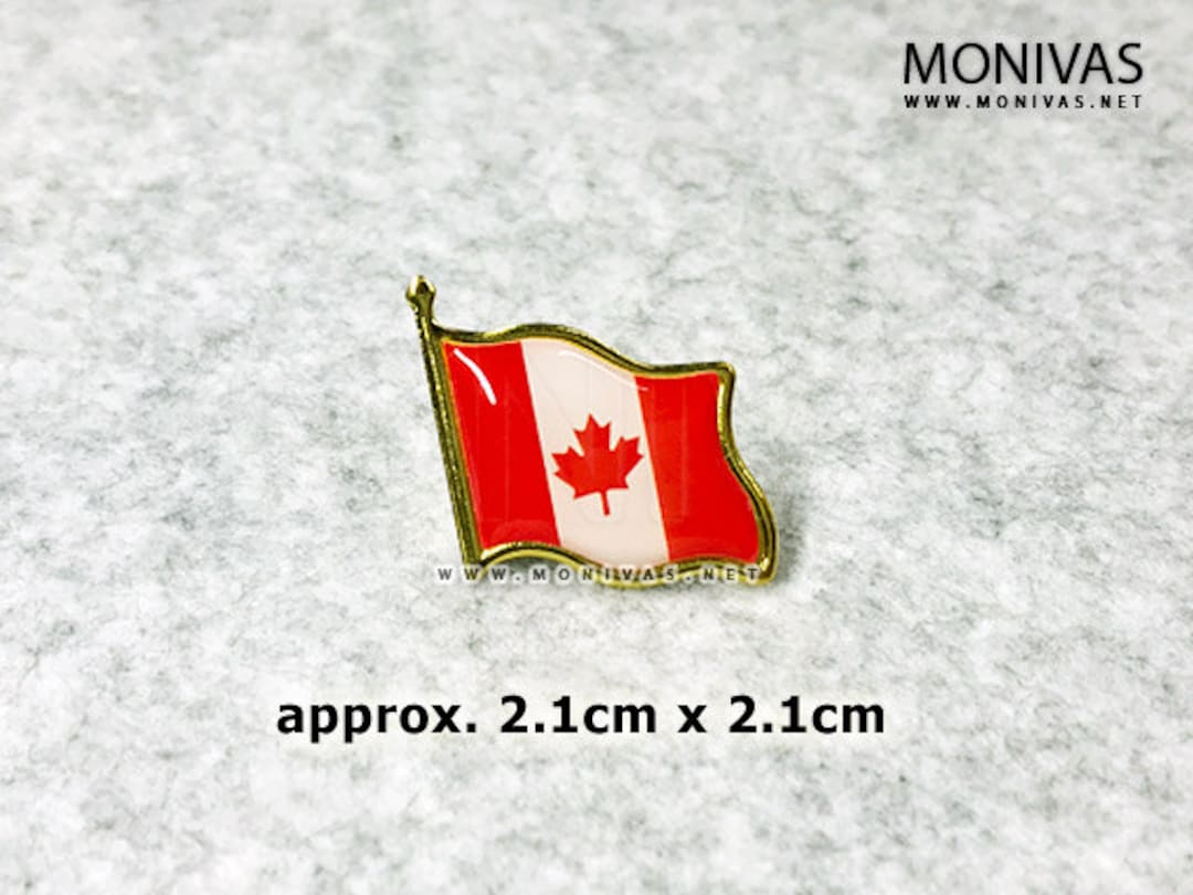 Canada National Flag Collar Pin Brooch Country Lapel Badge Decorations ...