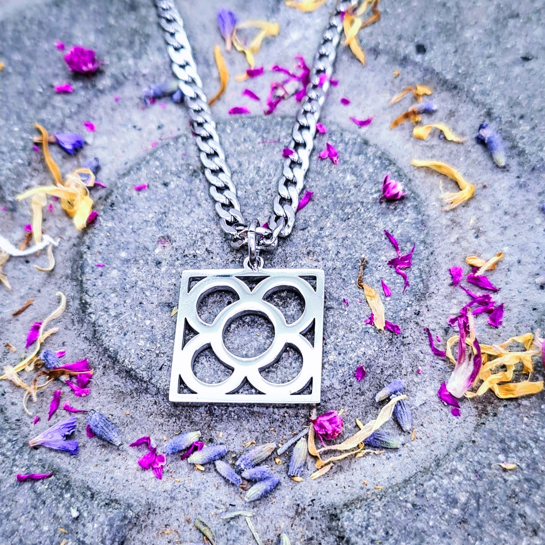 Panot Stainless Steel Pendant, Large. Own Handmade Design, Unisex. El ...