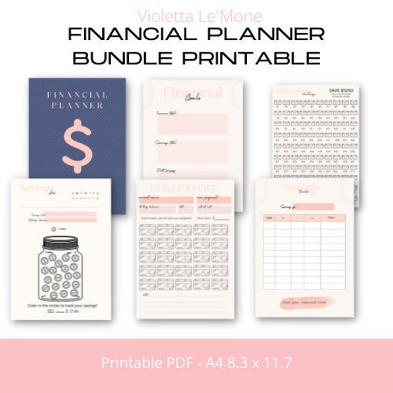 Digital Planner Printable Planner Digital Budget Planner | Etsy