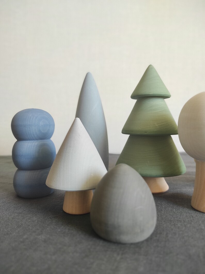 Wooden Forest /peg Doll/montessori Toy/educational Toy - Etsy