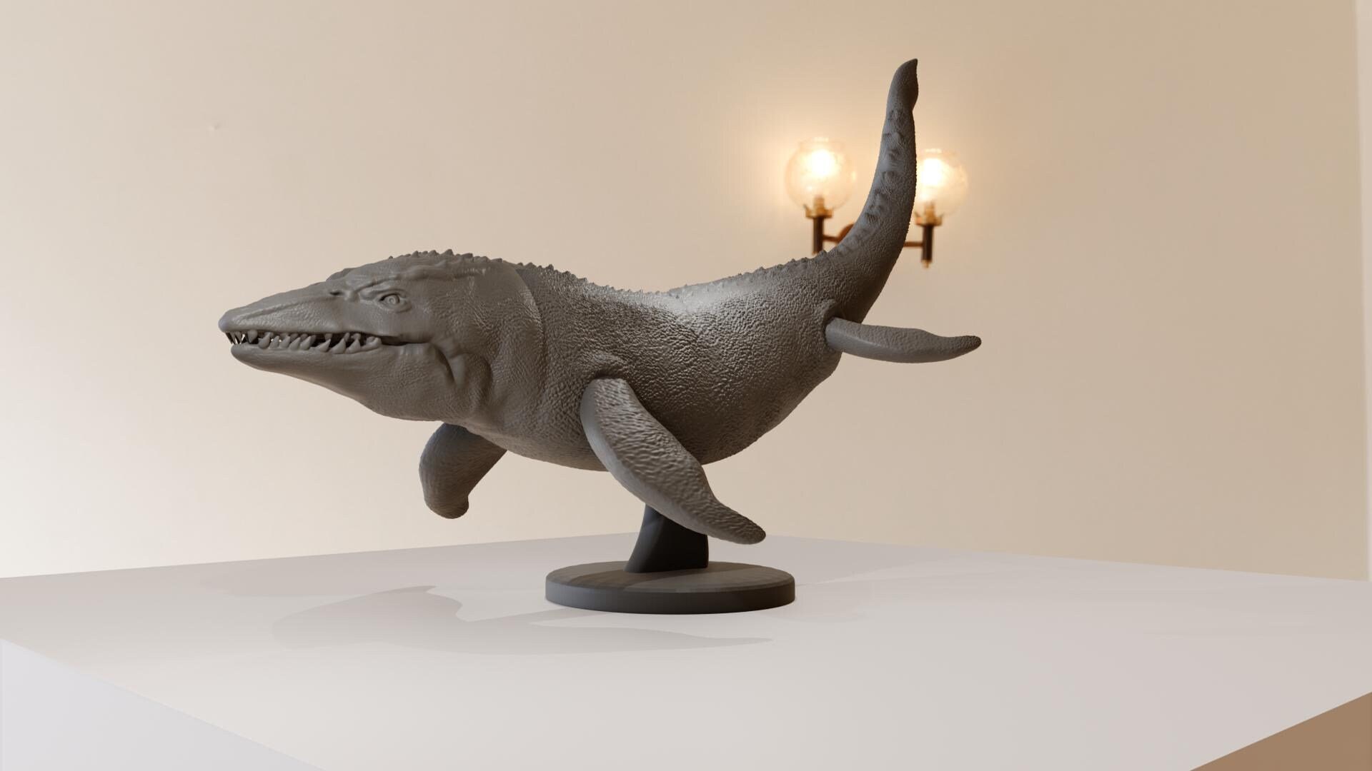 Mososaurus Dinosaur 3d Printing STL File - Etsy