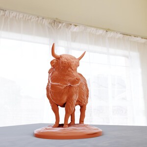Highland Cow 3d Printing STL File - Etsy