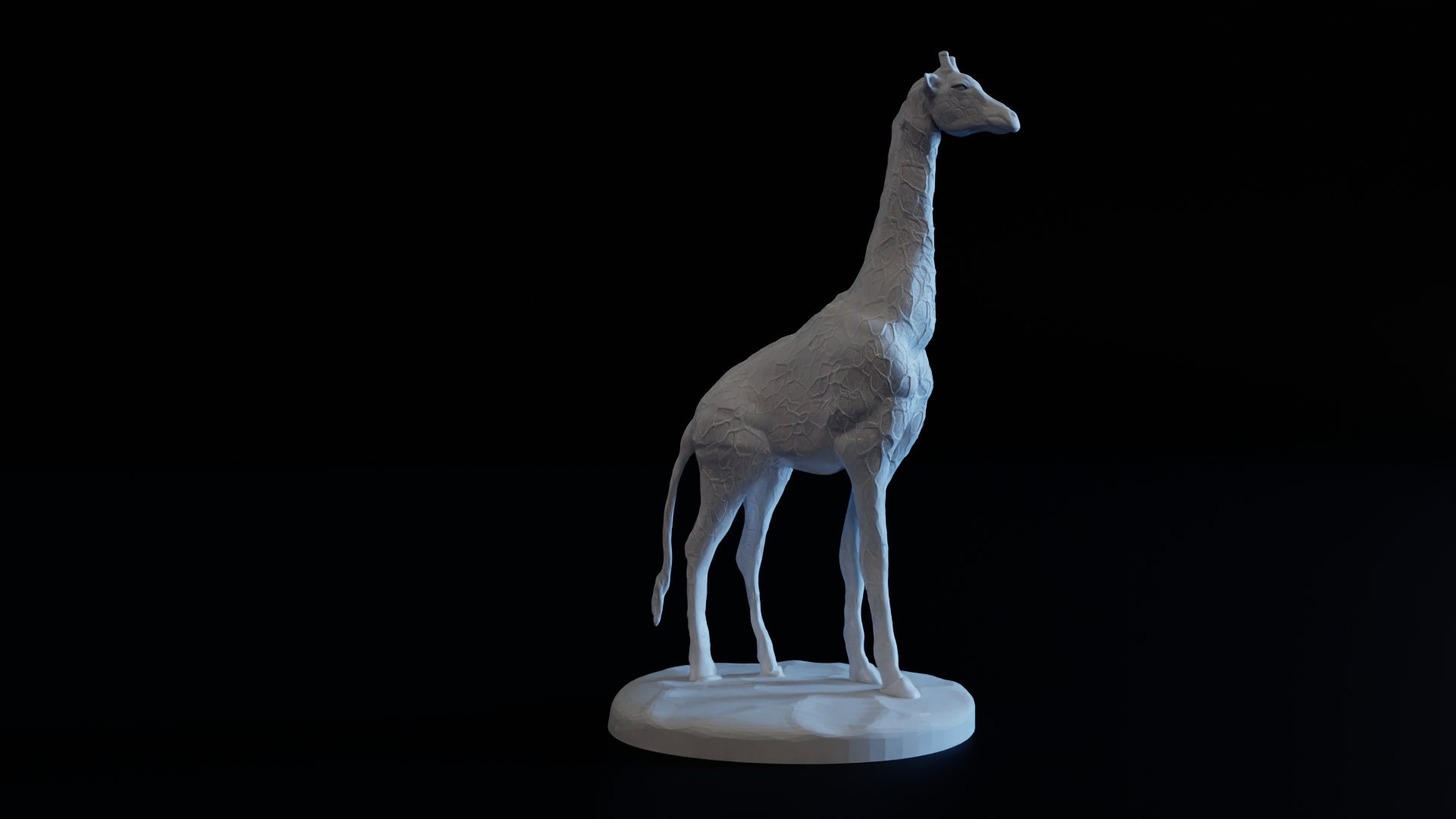Giraffe Standing 3d Printing STL File - Etsy