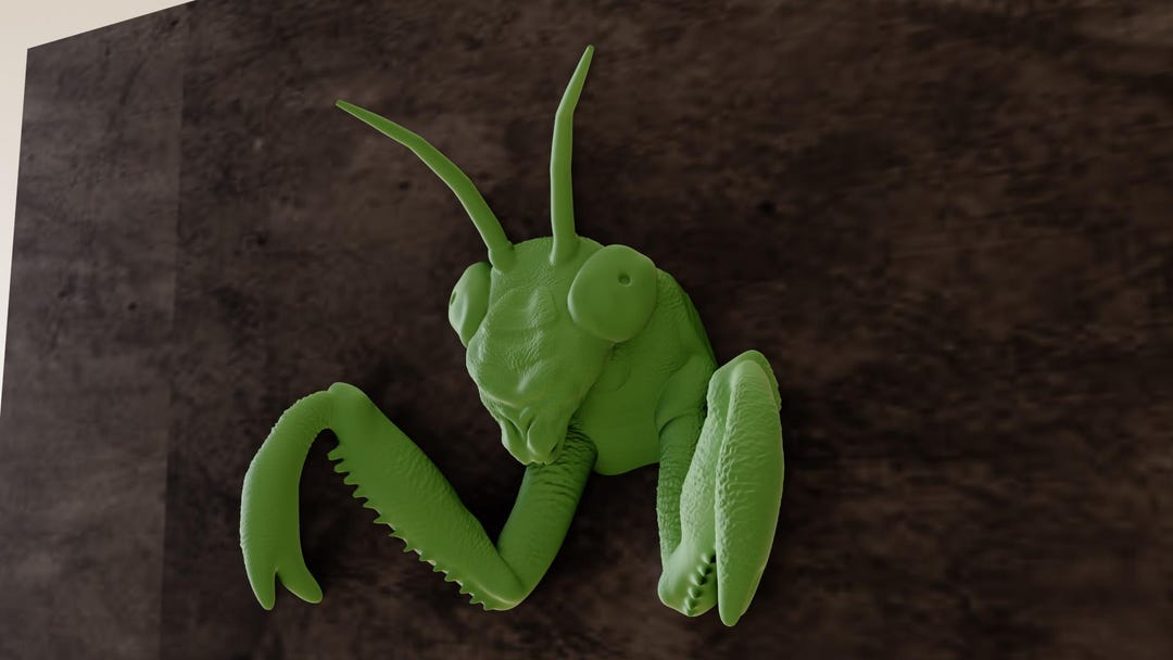 Praying Mantis Wall Mount Decor 3d Printing STL File - Etsy