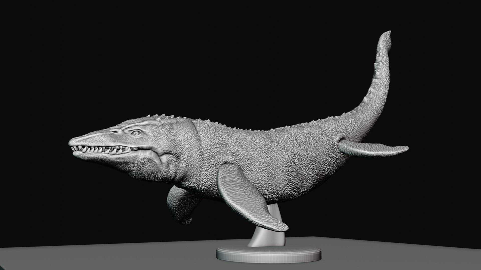 Mososaurus Dinosaur 3d Printing STL File - Etsy