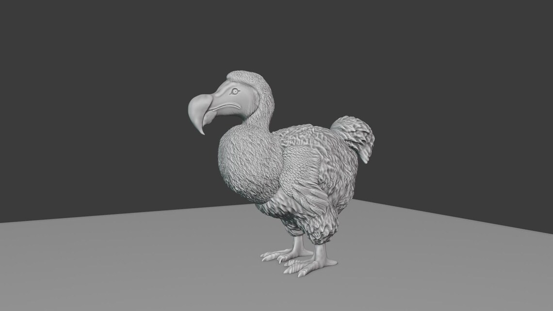 Dodo Bird 3d Print STL File - Etsy