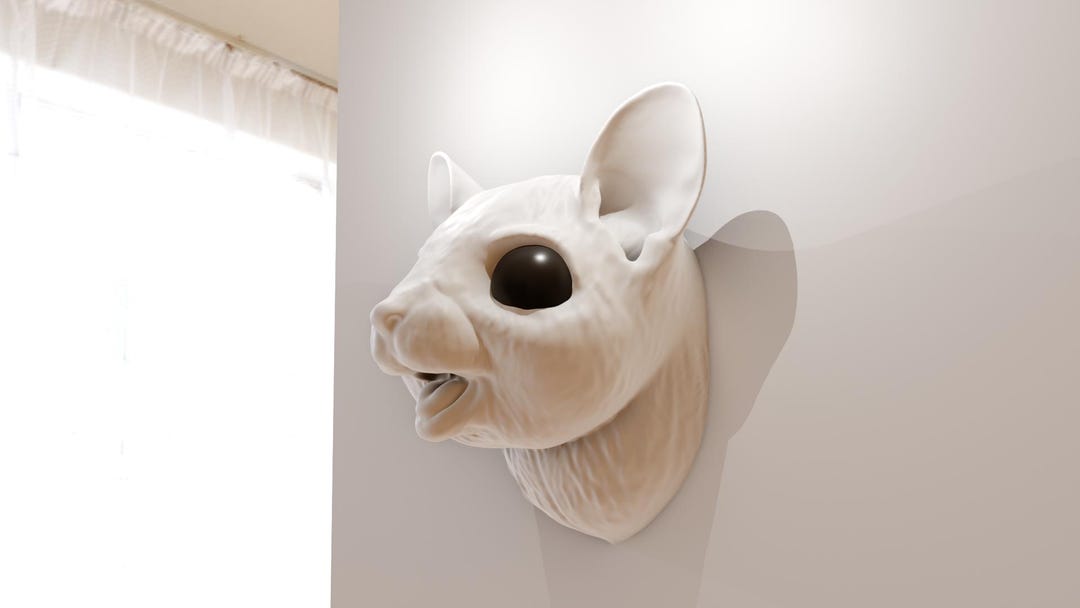 Sugar Glider Head Mouth Open Wall Mount 3d Printing STL File - Etsy