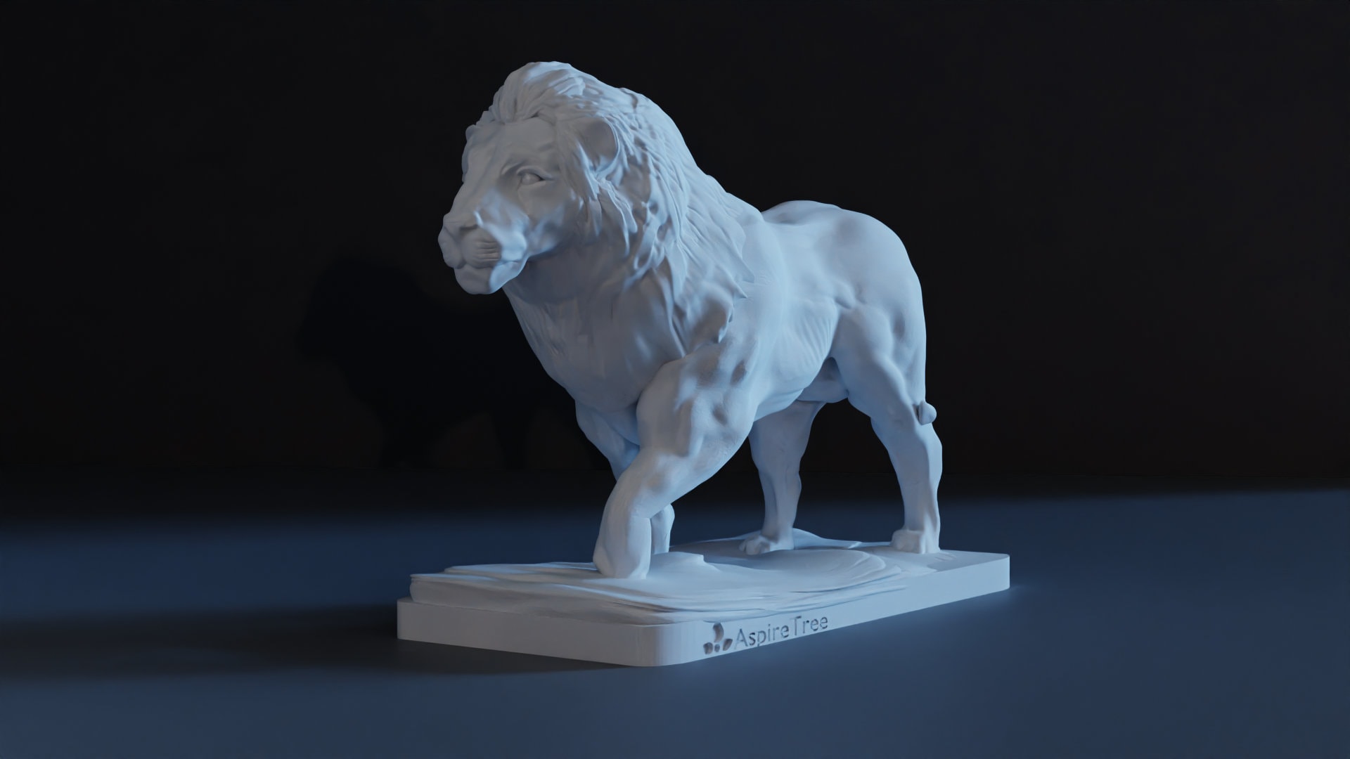 Lion Walking 3d Printing STL File - Etsy
