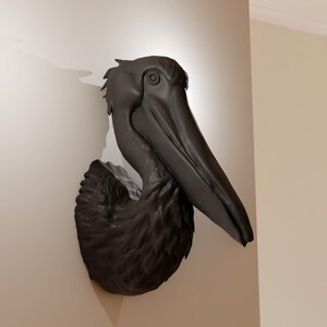 Pelican Head Wall Mount 3d Printing STL File - Etsy