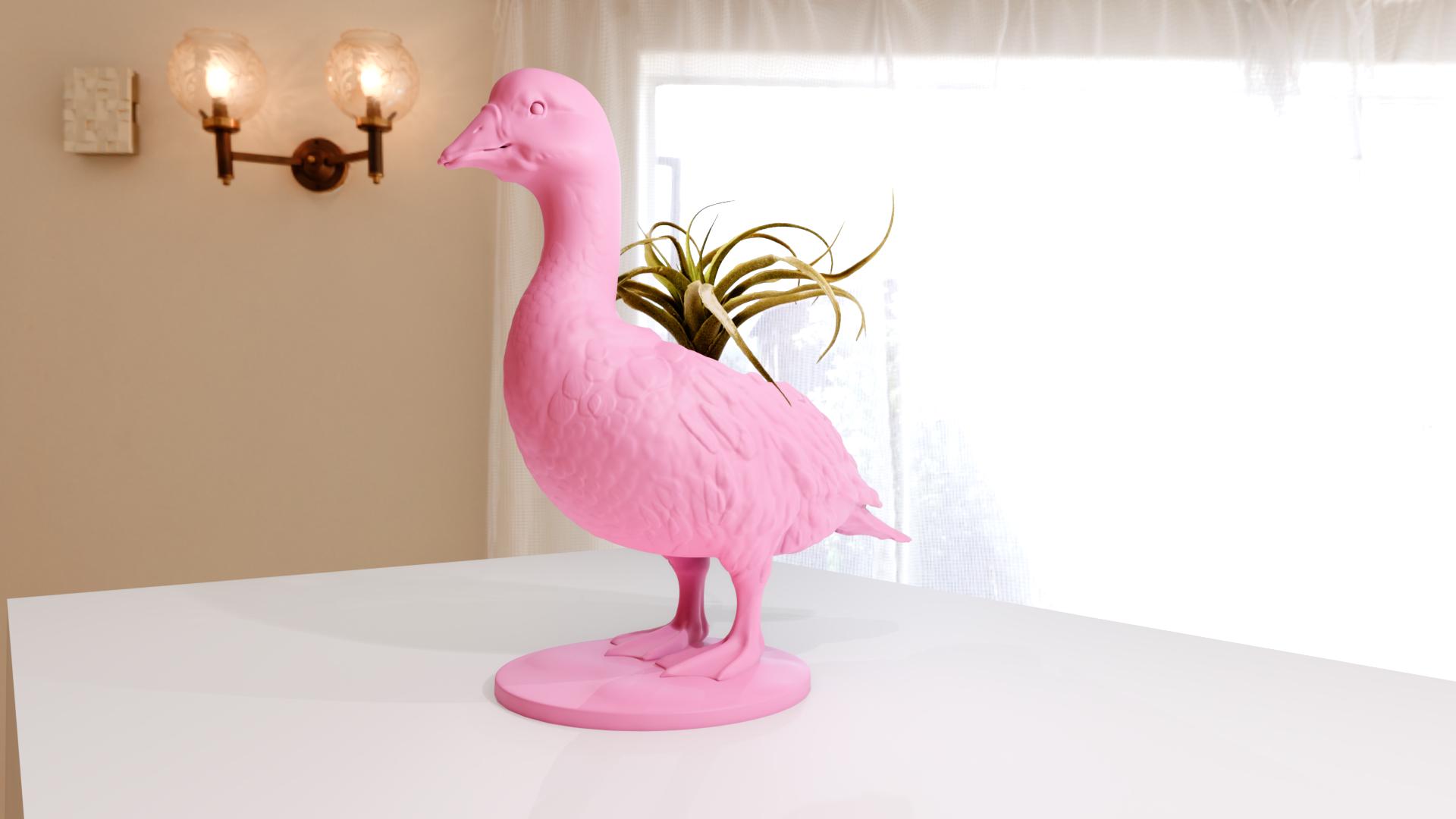 Goose Planter 3d Printing STL File - Etsy
