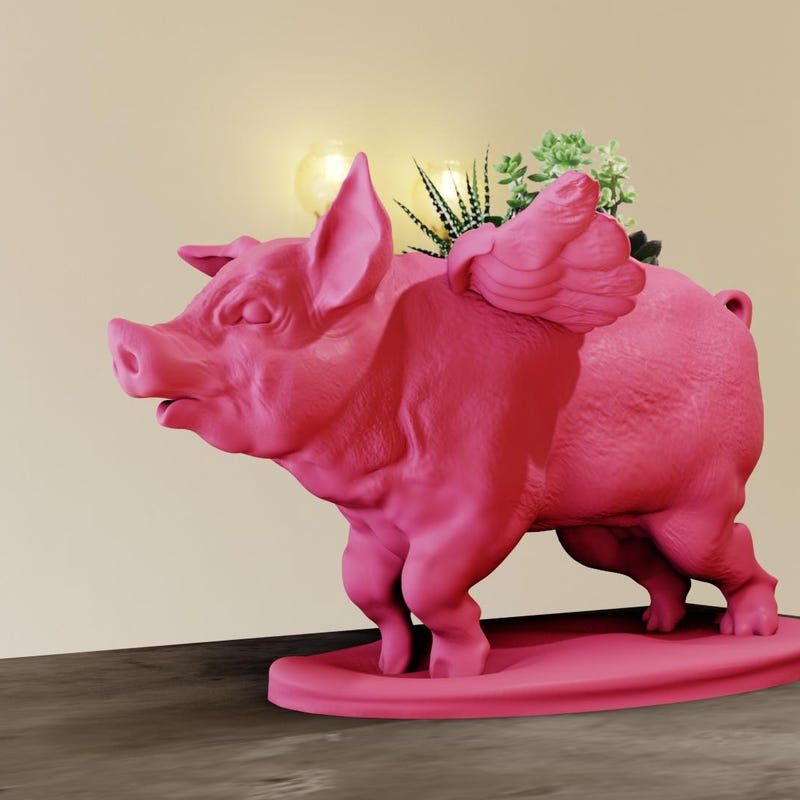Pig Planter - Etsy