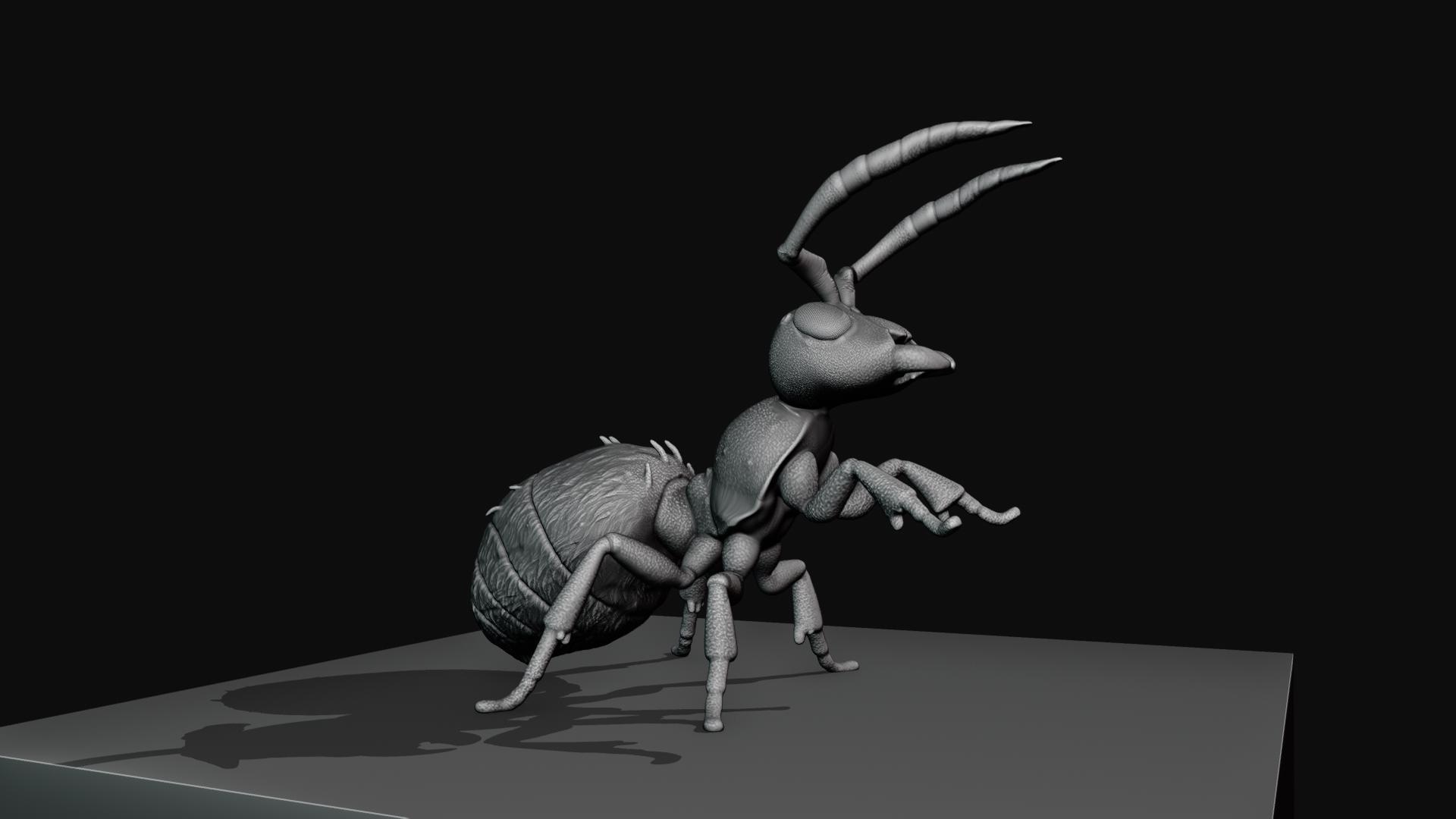 Ant Rearing up 3d Printing STL File - Etsy