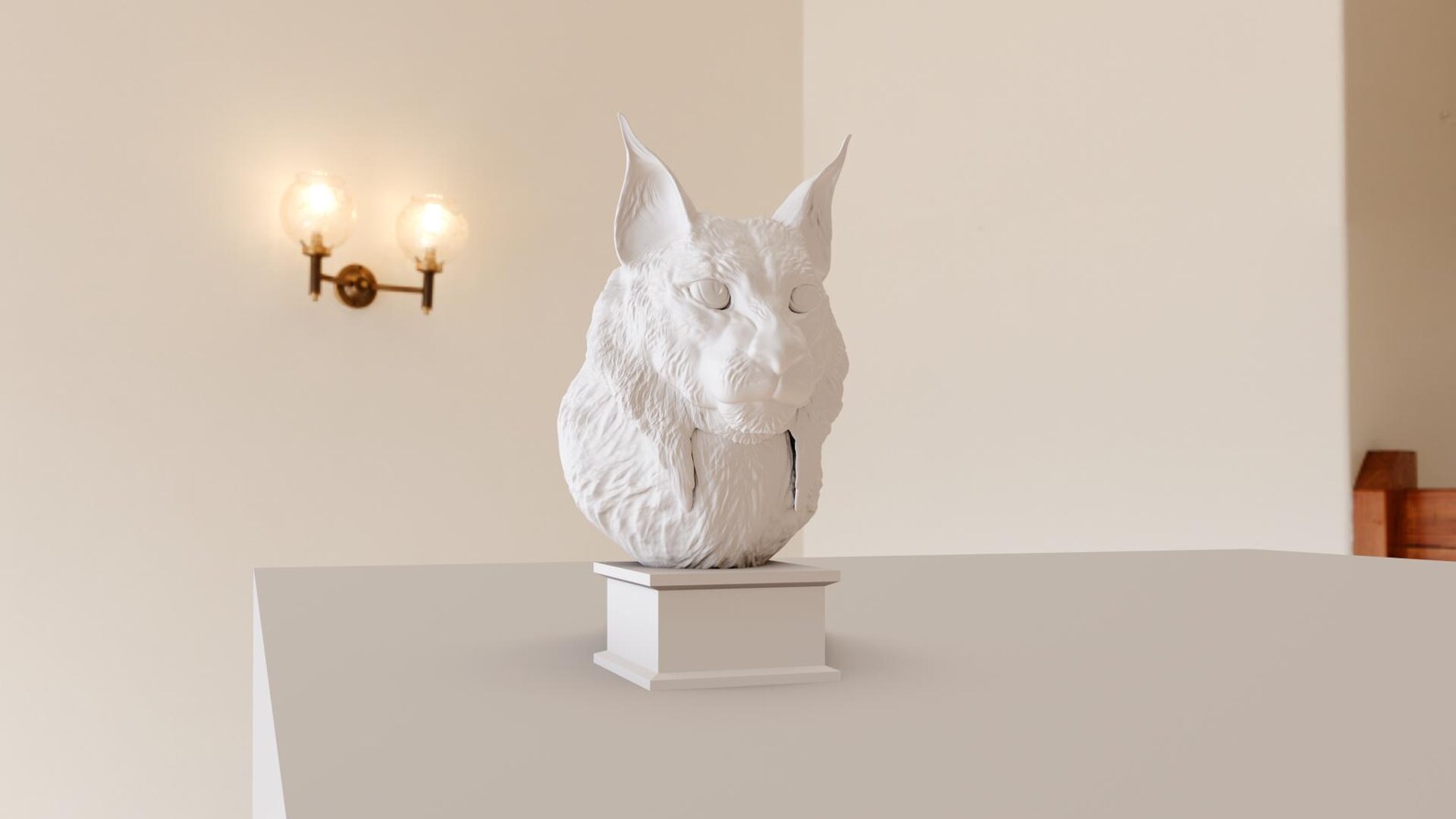Lynx Roaring Statue 3d Printing STL File - Etsy