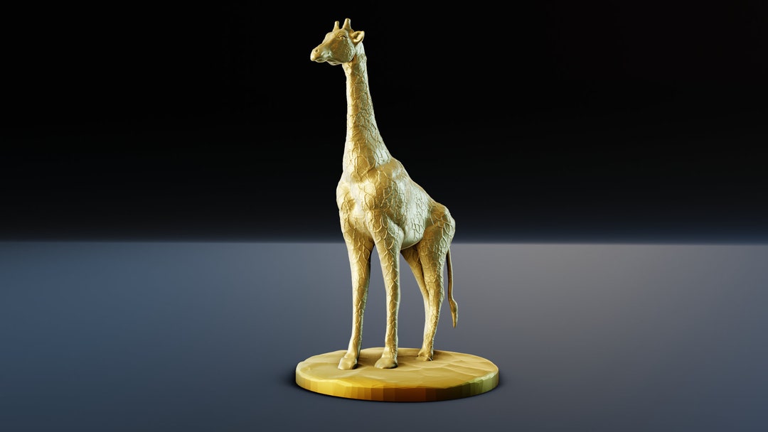 Giraffe Standing 3d Printing STL File - Etsy