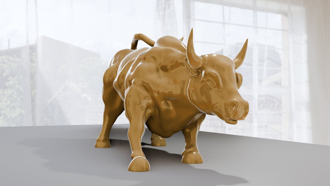 Chicago Bull Raging 3d Printing STL File - Etsy