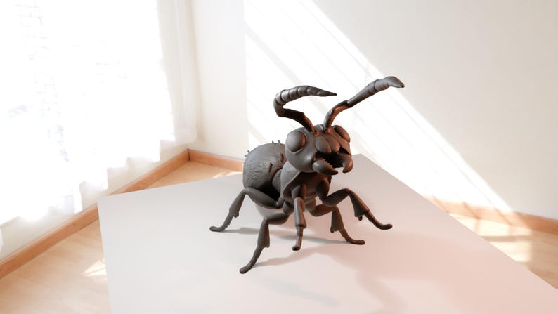 Ant Rearing up 3d Printing STL File - Etsy