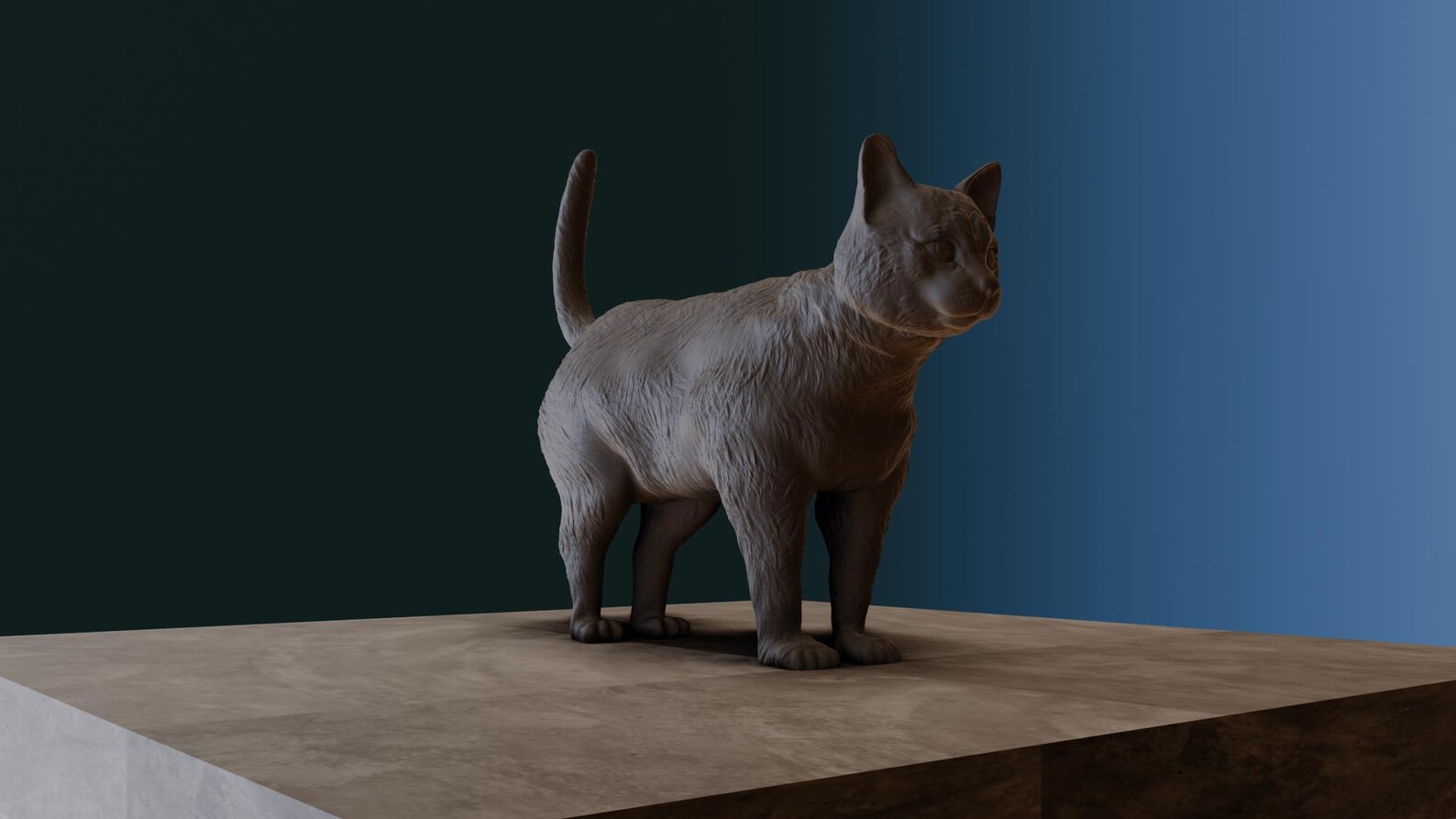 Cat 3d Printing STL File - Etsy