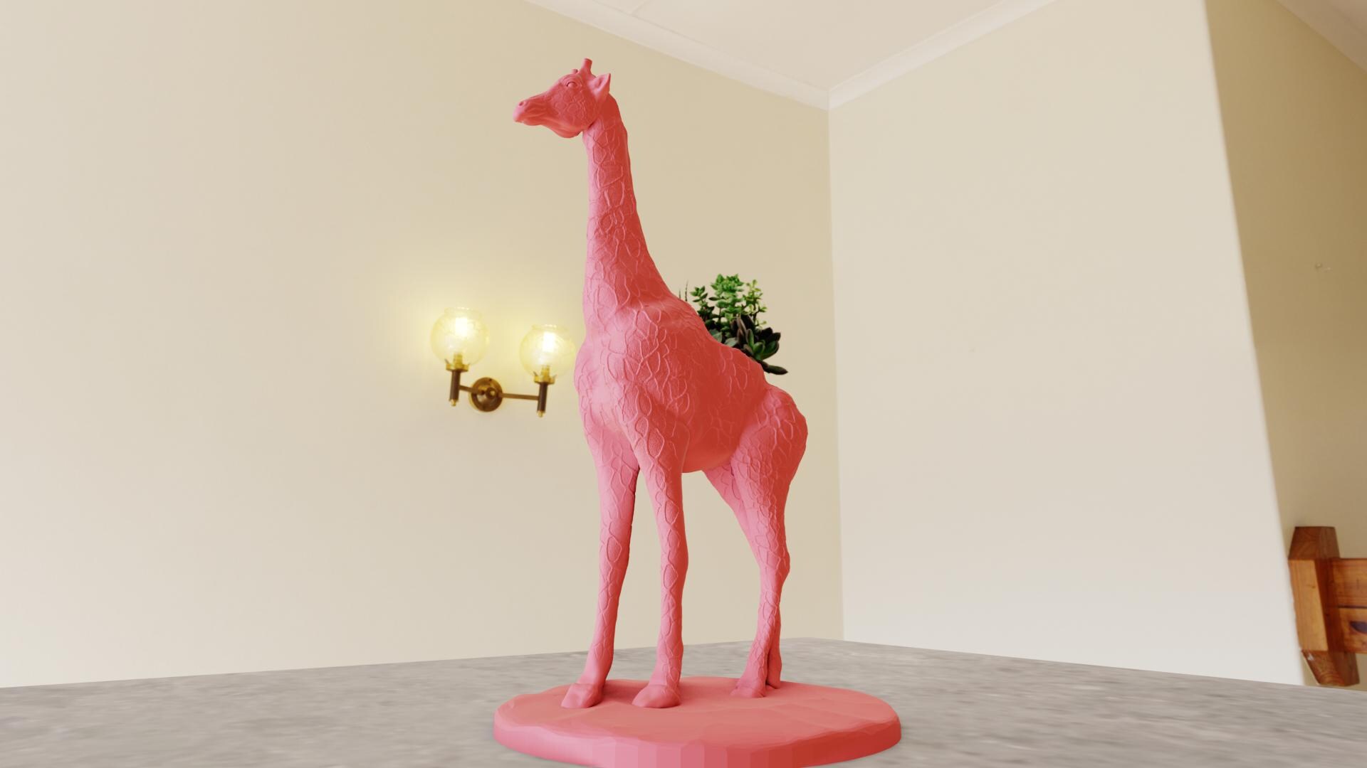 Giraffe Planter Pot Flower Vase 3d Printing STL File - Etsy