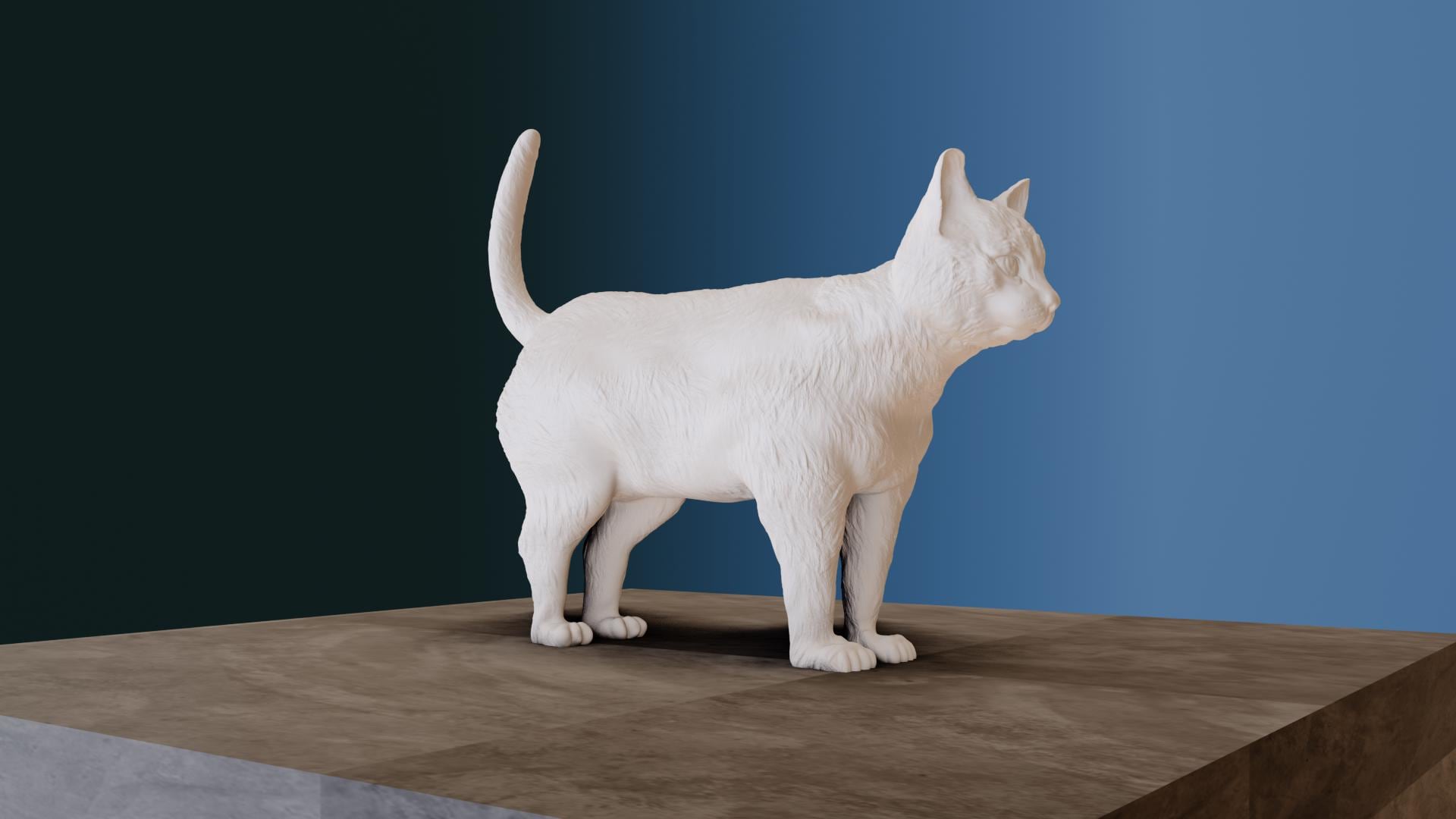 Cat 3d Printing STL File - Etsy