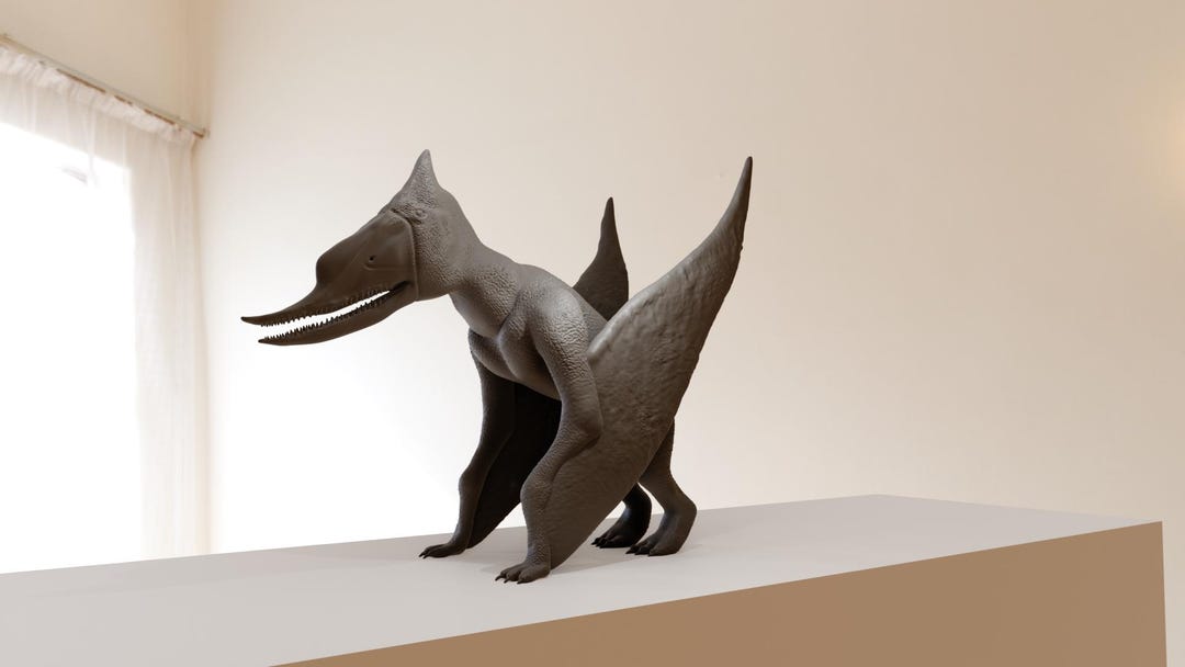 Pterodactyl Dinosaur 3d Printing STL File - Etsy
