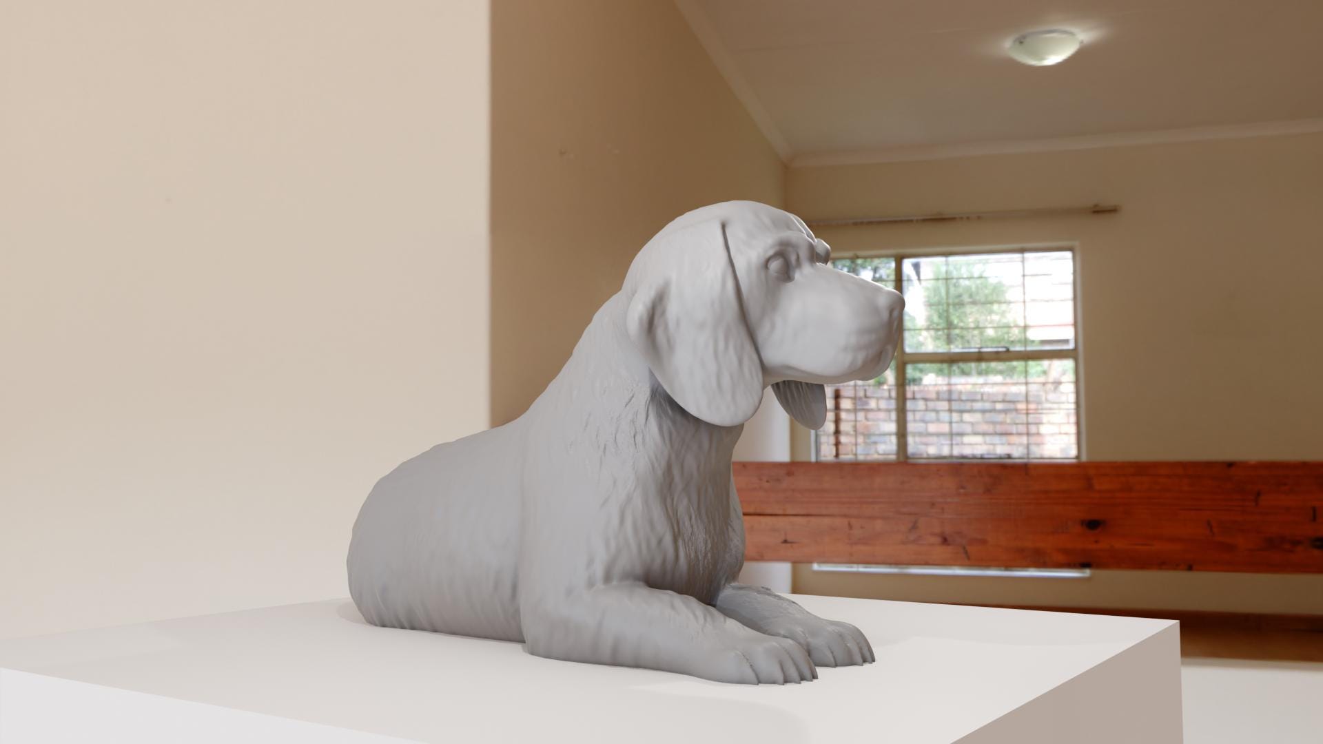 Beagle Dog Lying 3d Printing STL File - Etsy