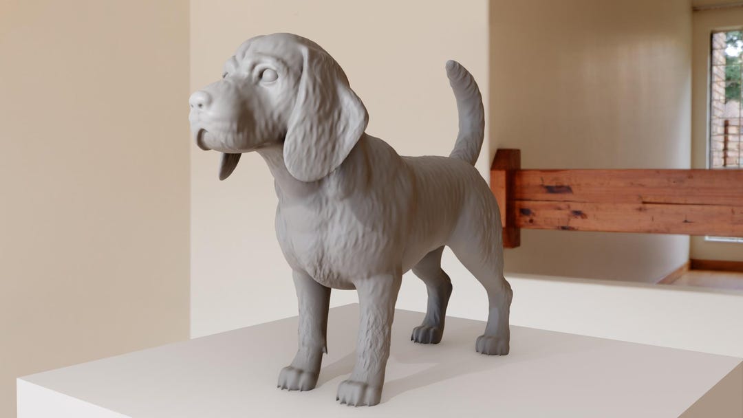 Beagle Dog 3d Printing STL File - Etsy