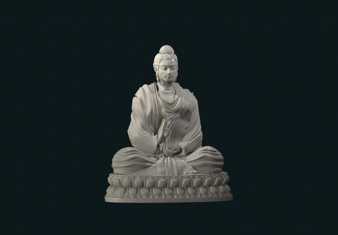 Buddha Statue Art 3d Printing STL File - Etsy
