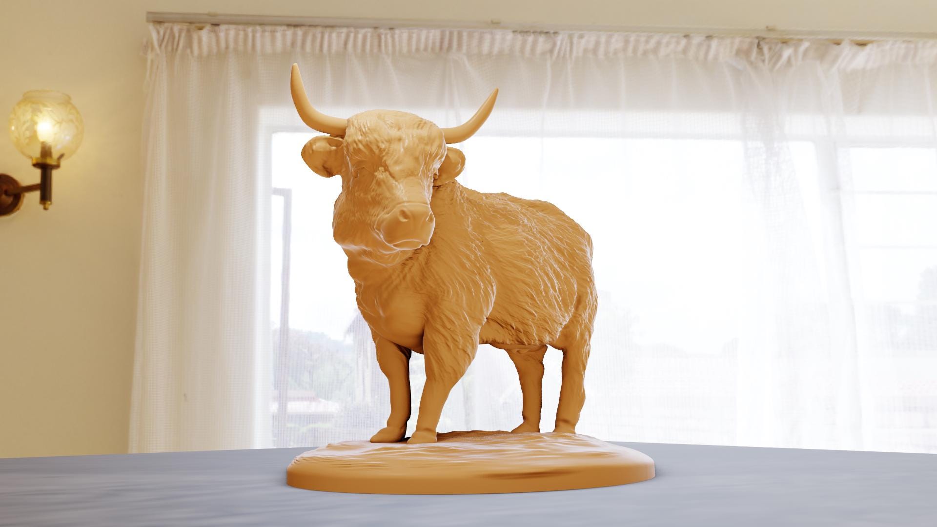 Highland Cow 3d Printing STL File - Etsy