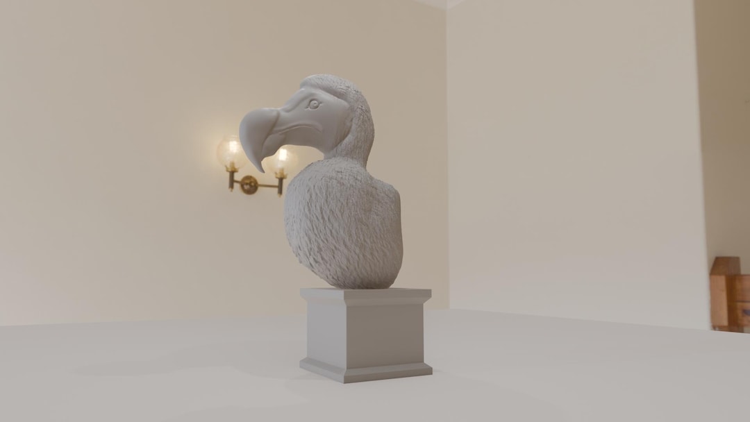 Dodo Bird Head Bust 3d Print STL File - Etsy