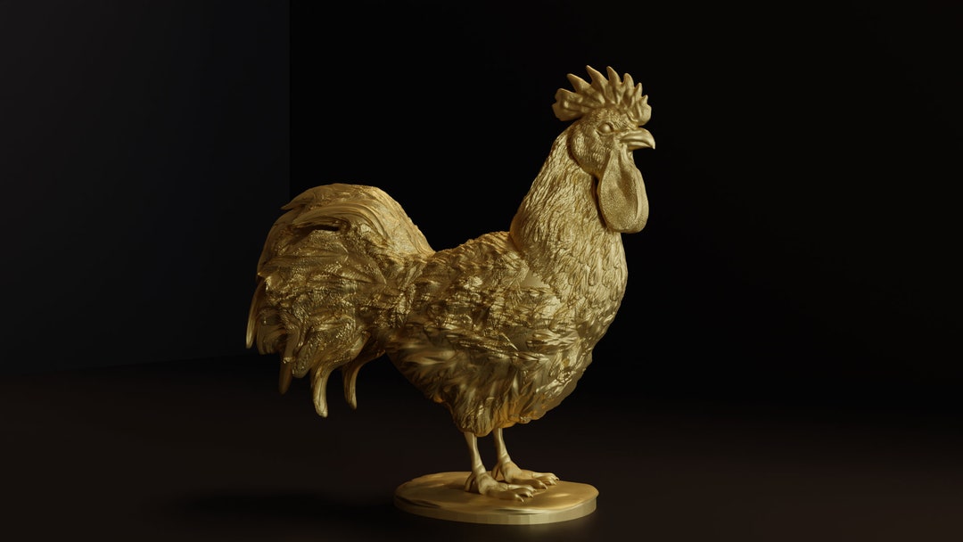Chicken Standing 3d Printing STL File - Etsy