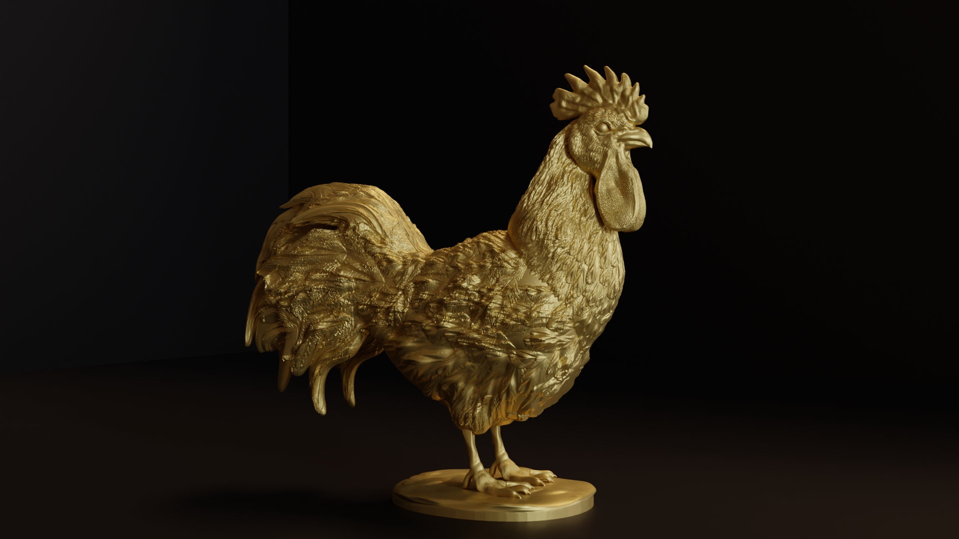 Chicken Standing 3d Printing STL File - Etsy