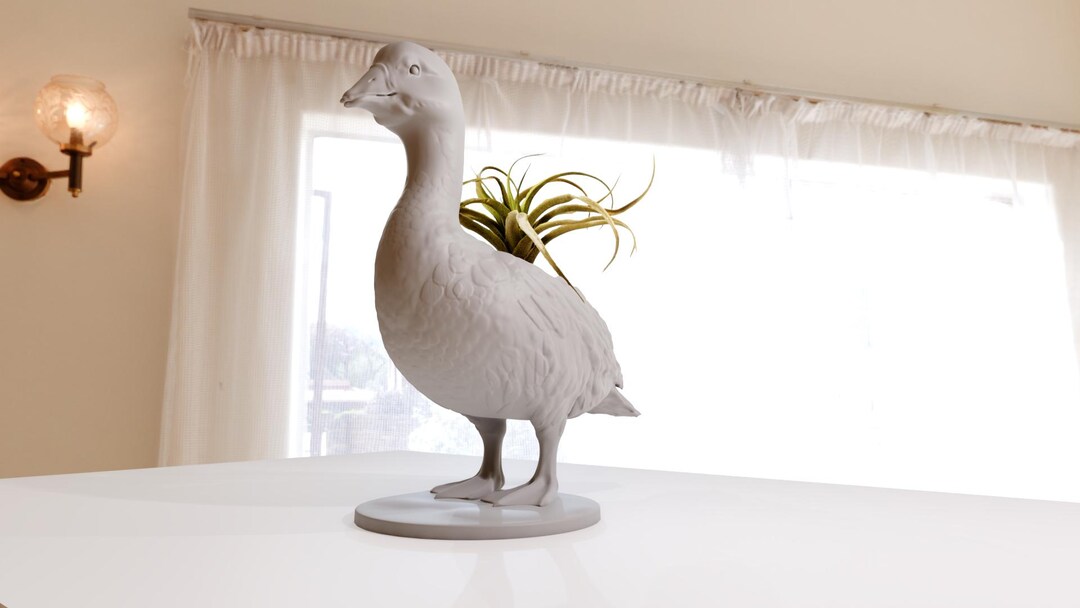 Goose Planter 3d Printing STL File - Etsy