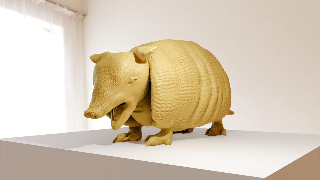 Armadillo Mouth Open 3d Printing STL File - Etsy