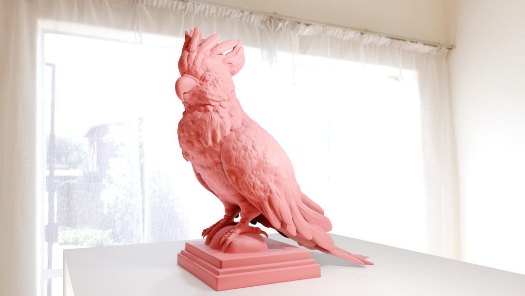 Cockatoo Parrot 3d Printing STL File - Etsy