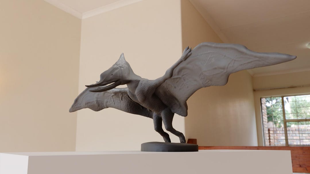 Pterodactyl Dinosaur Flying 3d Printing STL File - Etsy