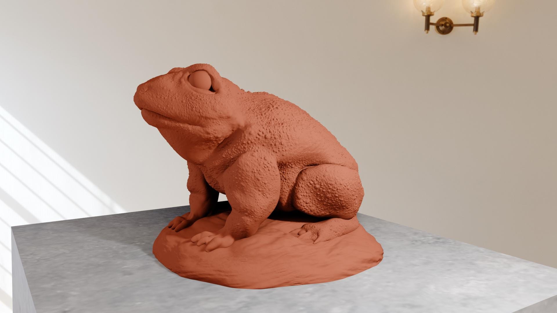 Frog Statue 3d Printing STL File - Etsy