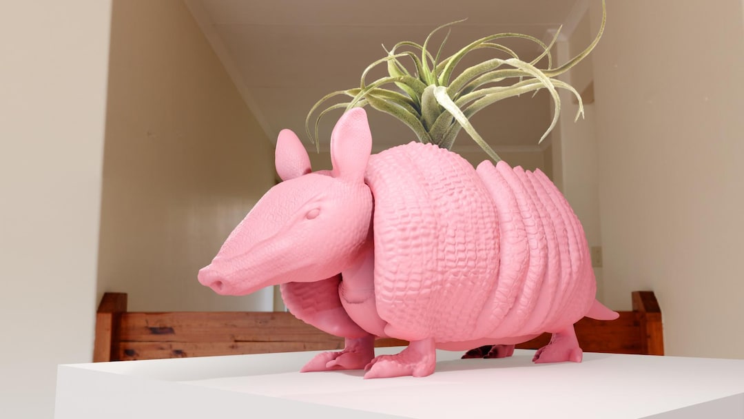 Armadillo Planter Pot Flower Vase 3d Printing STL File - Etsy
