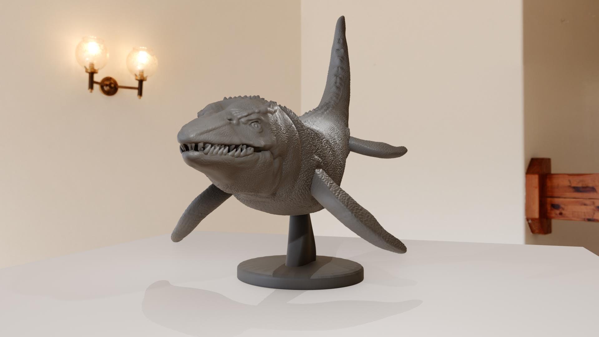 Mososaurus Dinosaur 3d Printing STL File - Etsy