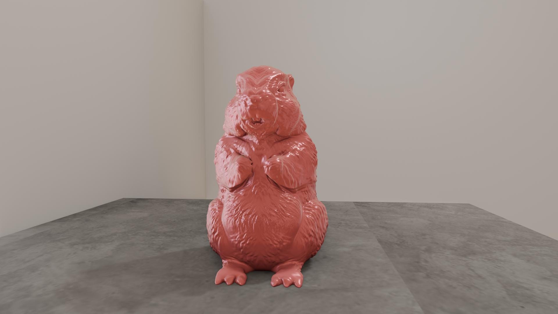 Marmot Standing 3d Printing STL File - Etsy