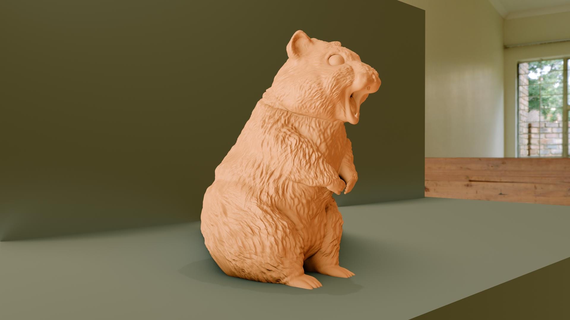 Hamster Screaming 3d Printing STL File - Etsy