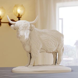 Highland Cow 3d Printing STL File - Etsy
