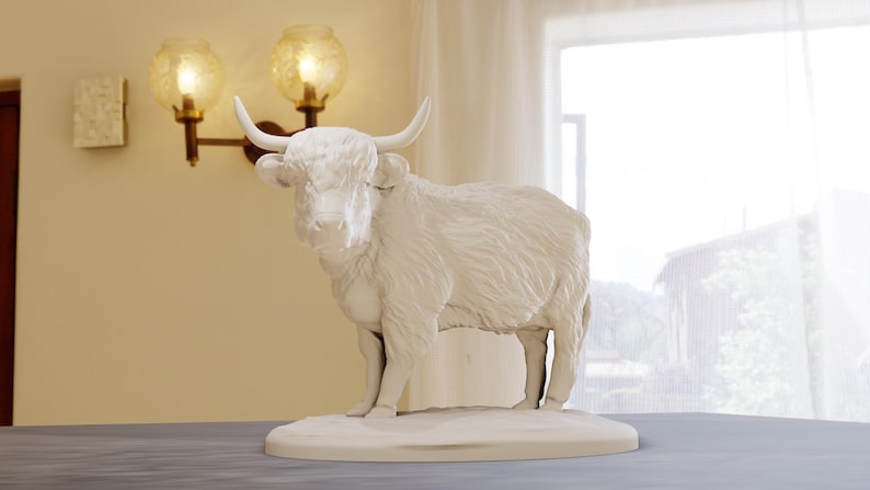 Highland Cow 3d Printing STL File - Etsy