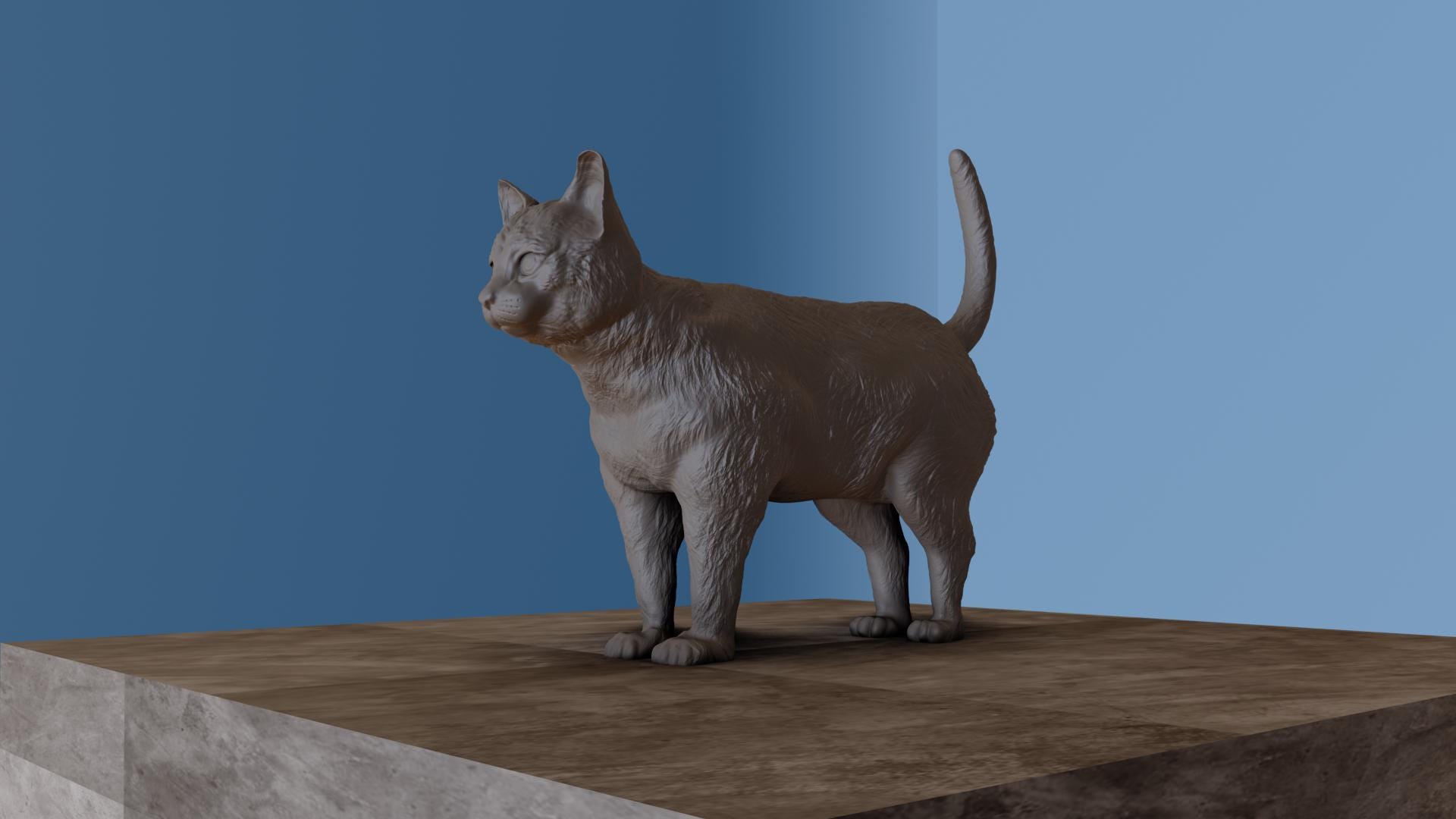 Cat 3d Printing STL File - Etsy