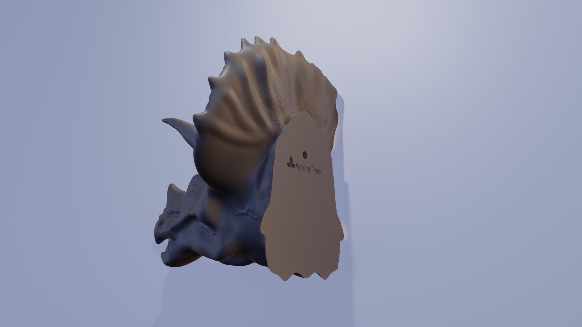 Triceratops Dinosaur Head Wall Mount 3d Printing STL File - Etsy