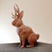 Jackelope Rabbit Mythical Cryptid 3d Printing STL File - Etsy