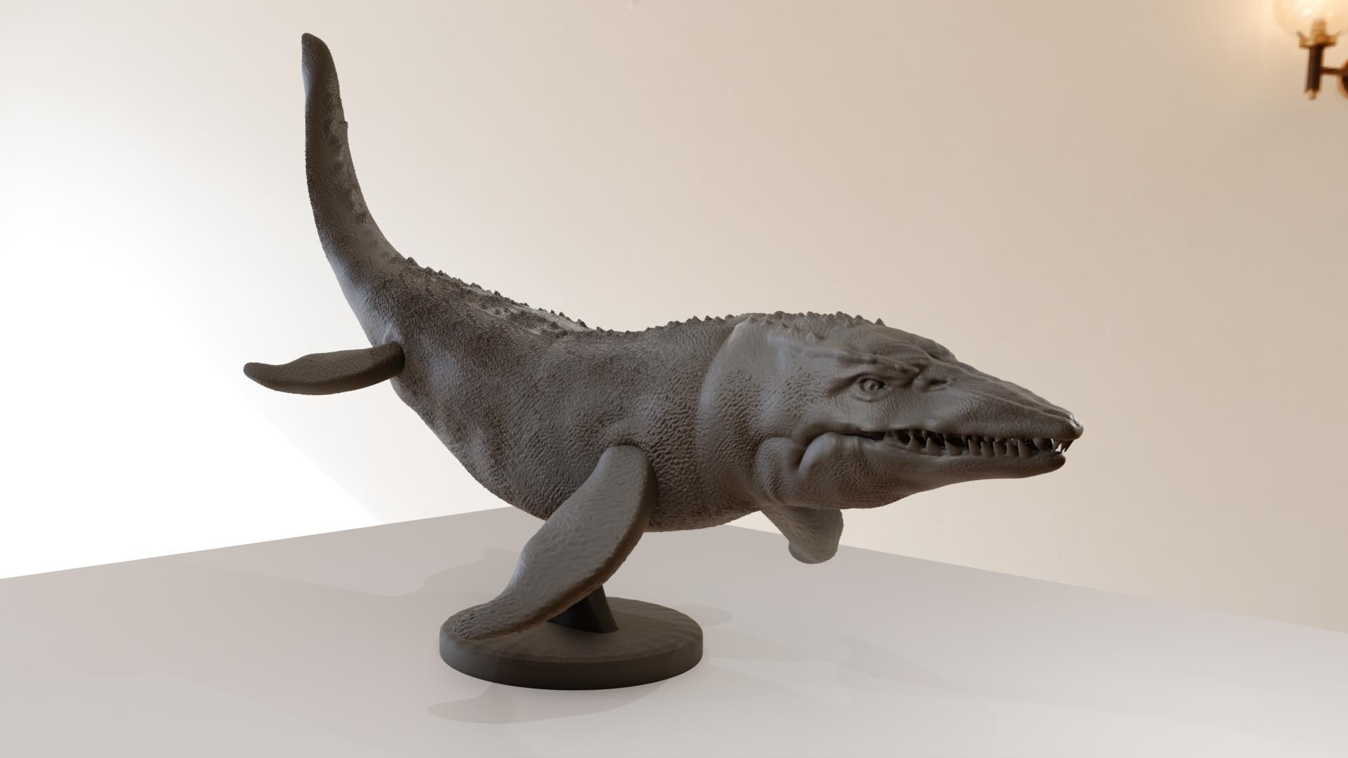 Mososaurus Dinosaur 3d Printing STL File - Etsy
