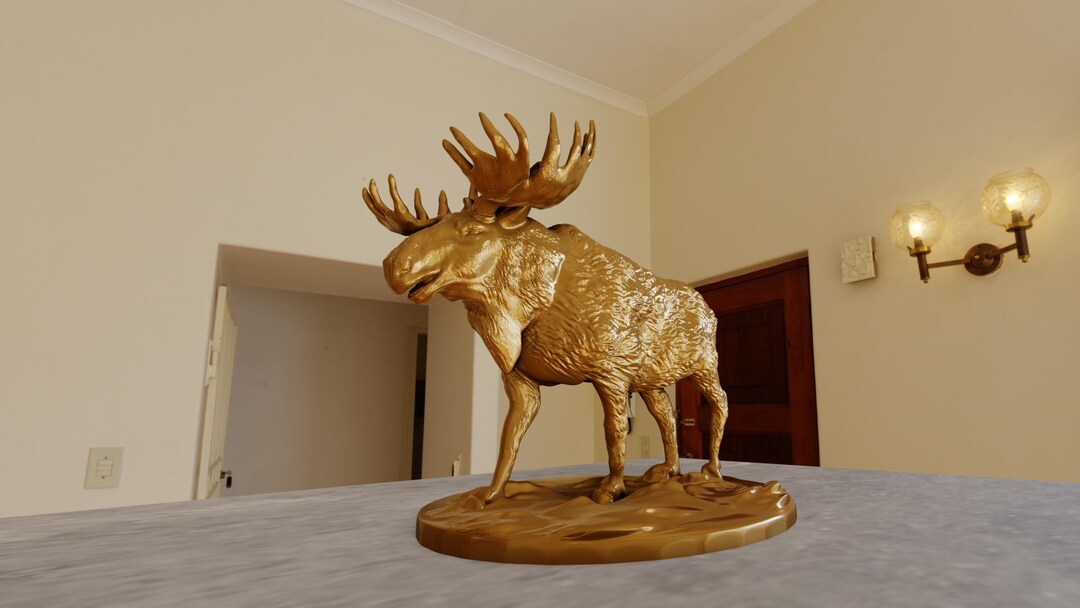 Moose Elk Stag Deer 3d Printing STL File - Etsy