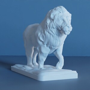 Lion Walking 3d Printing STL File - Etsy