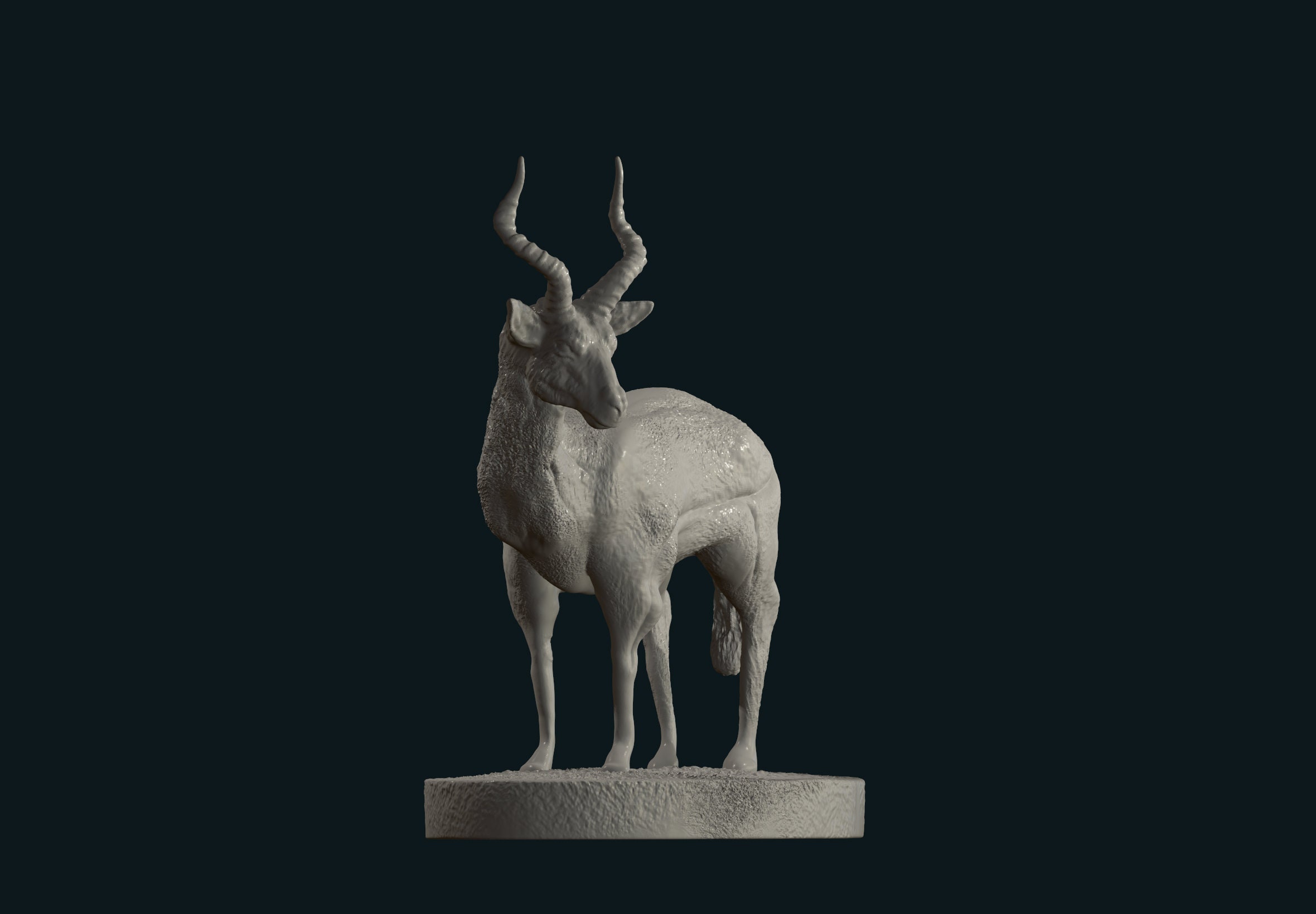 Antelope Standing 3d Printing STL File - Etsy